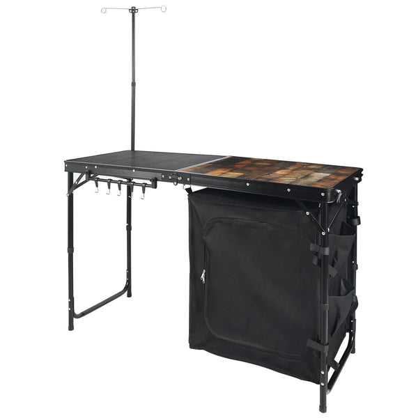 portable-camping-kitchen-table-with-storage-organizer-for-outdoor ...