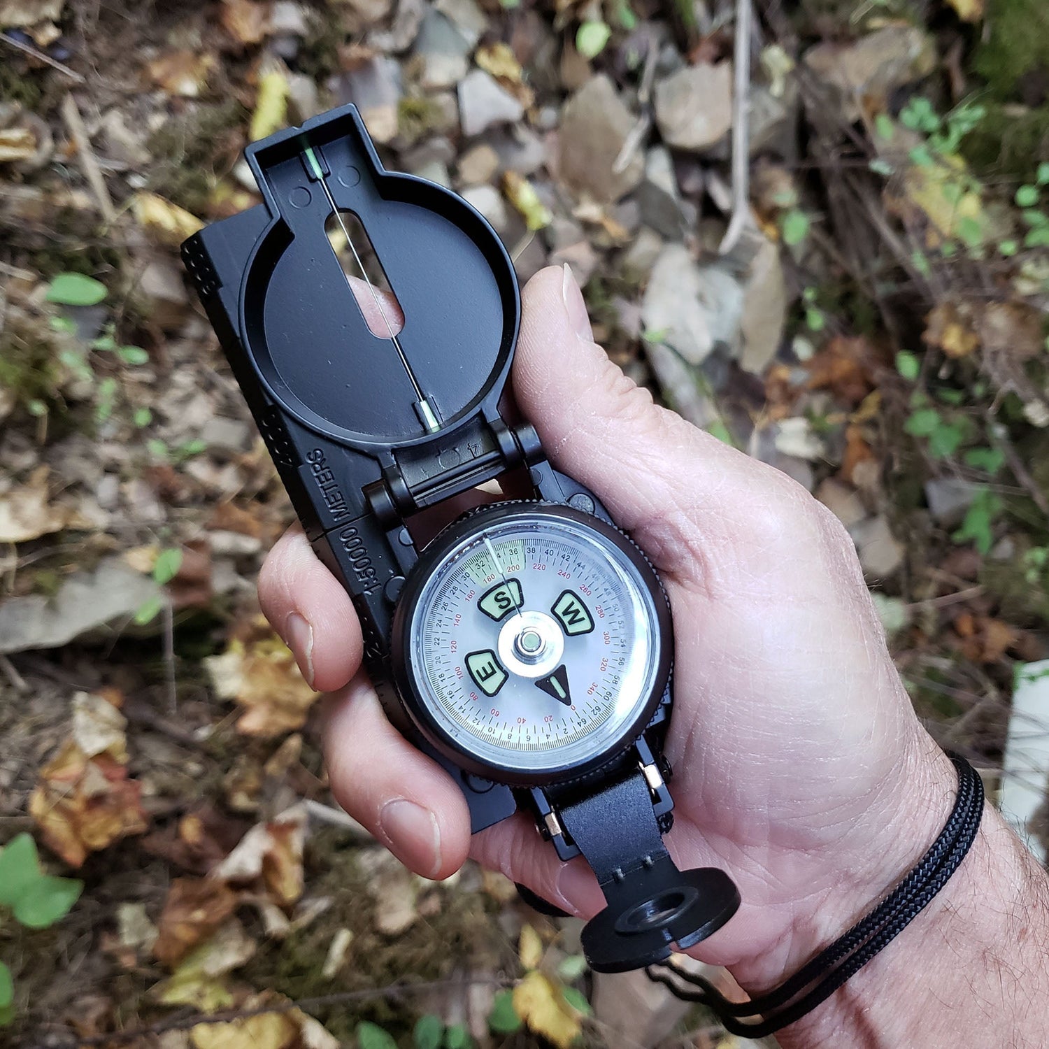 Scout™ Lensatic Compass - Traditional Phosphorescent Military Style ...