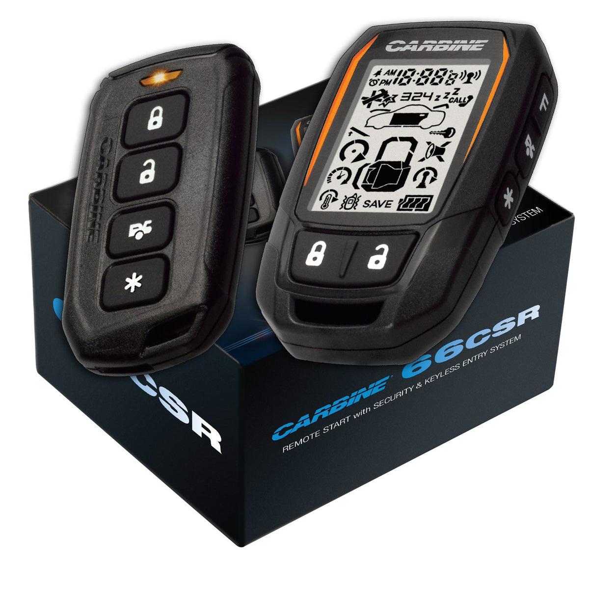 Carbine 66CSR | 2-Way 1 Mile Range | Remote Start w/ Security & Keyles ...