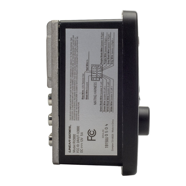 Linear Series RV3000 | AM/FM & USB/BT Deckless Wall Mount Receiver ...